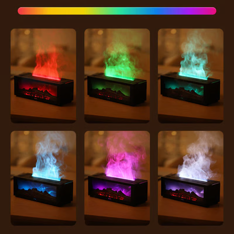 Fireplace Flame Diffuser Humidifier with Remote – GLAM TREND SHOP